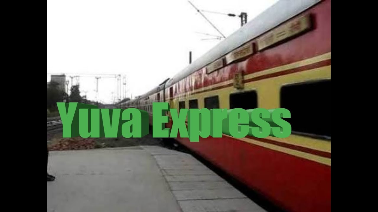 Howrah Anand vihar Terminal Yuva express - YouTube