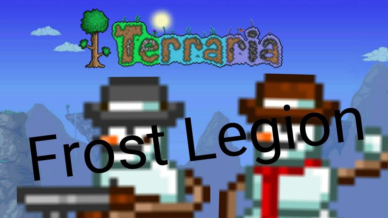 Terraria- Frost Legion! (OP gear) - YouTube