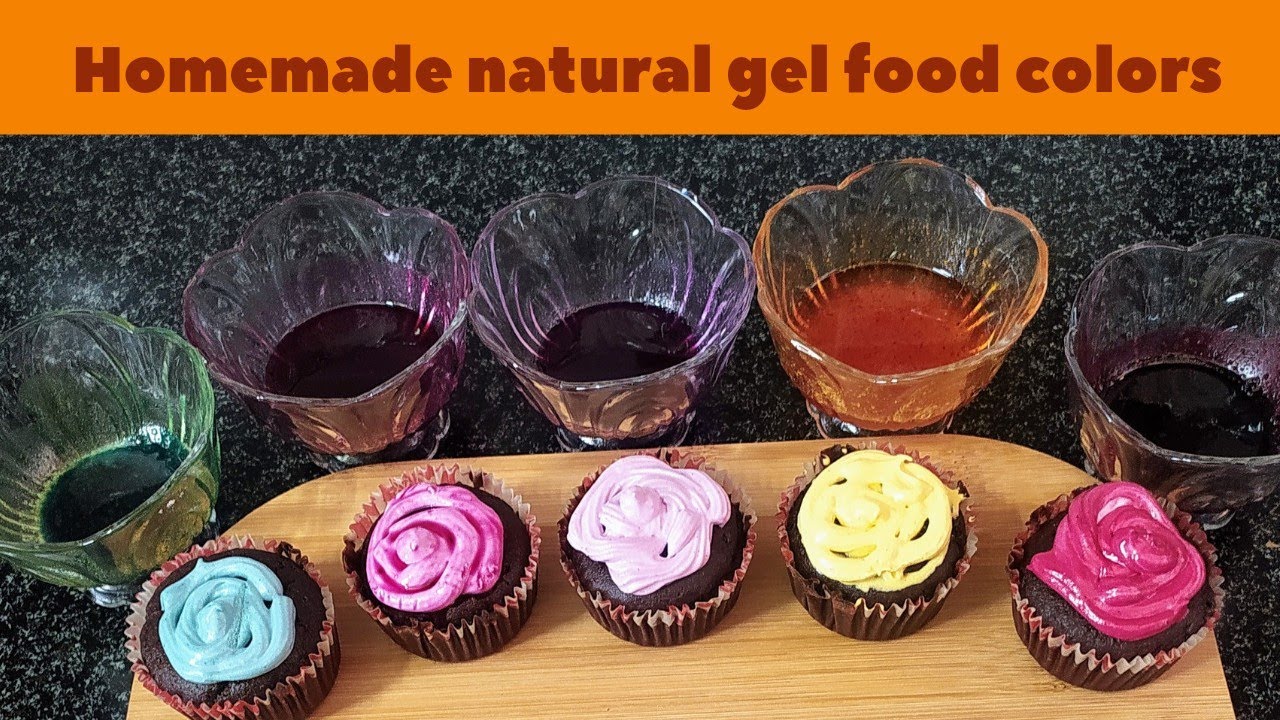 Homemade Gel Food Color | How to make natural food color at home | # ...
