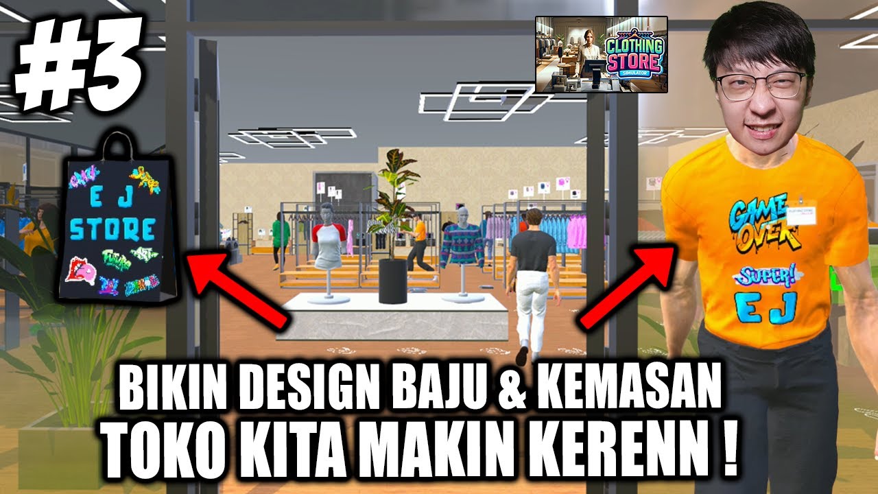 Toko Baju Kita HAMPIR KOMPLIT! Kita Bikin Design Baju Sendiri ...