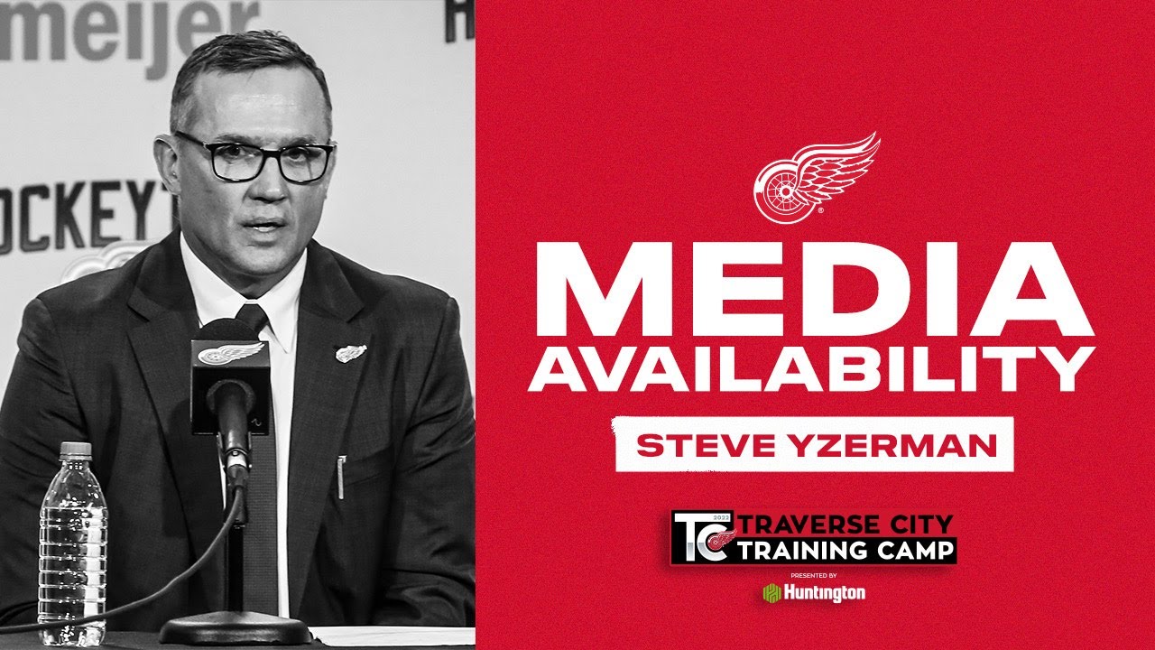 Steve Yzerman gives updates on the 2022 Detroit Red Wings Hockey Club ...