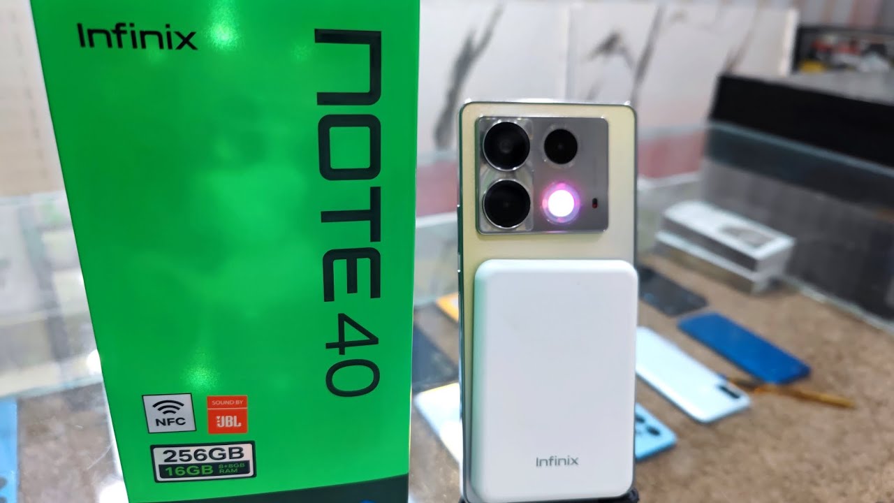 Infinix Note 40 16Gb 256Gb With Wireless Charger Second Hand Review ...