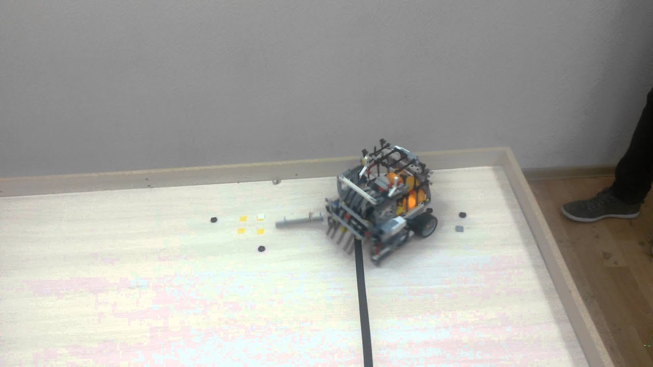 Lego robot for collect ping pong balls (8 Balls) - YouTube