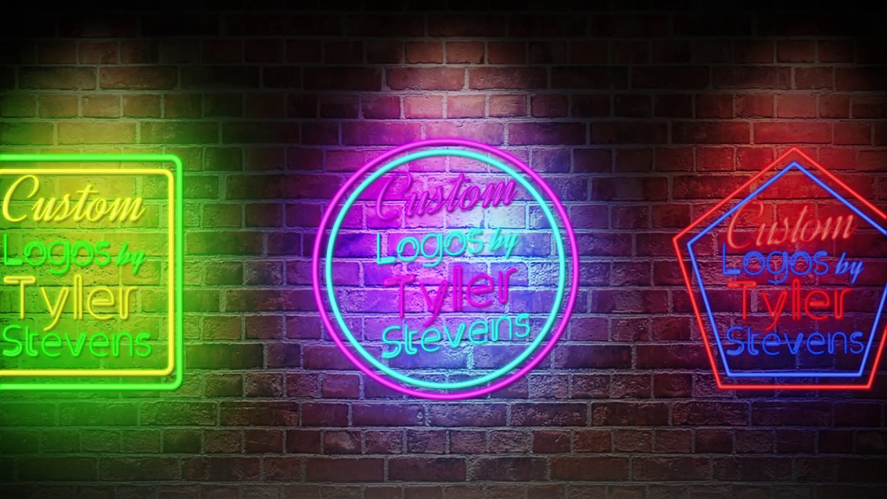Neon Sign GFX Sample - YouTube