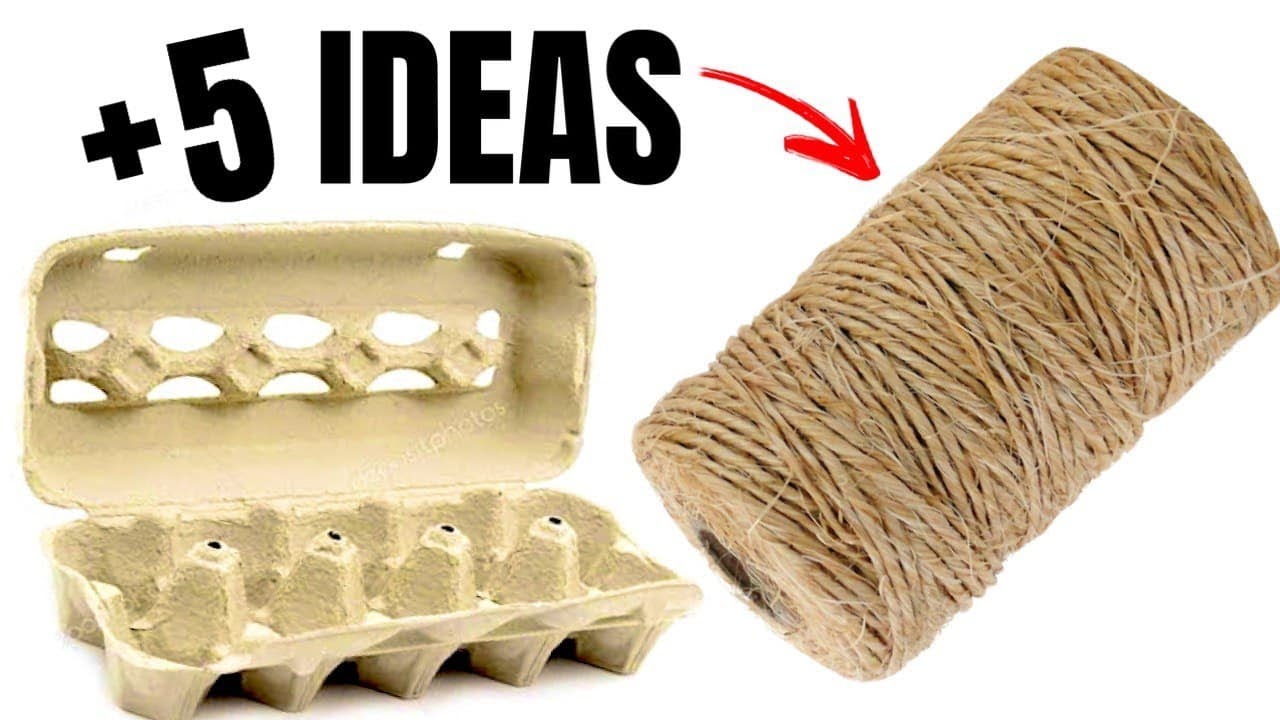 5 MANUALIDADES CON CUERDA y TELA DE YUTE / SHOW DE MANUALIDADES - YouTube