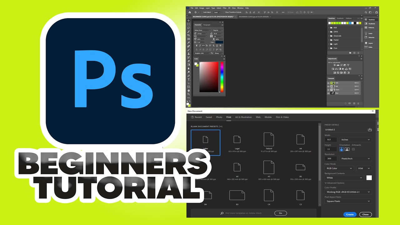 Photoshop for Beginners: Starting a New Project With No Experience ...