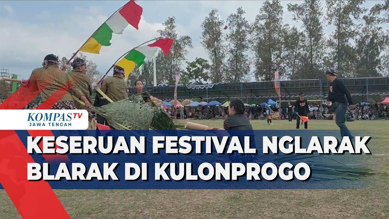 Keseruan Festival Nglarak Blarak di Kulon Progo - YouTube