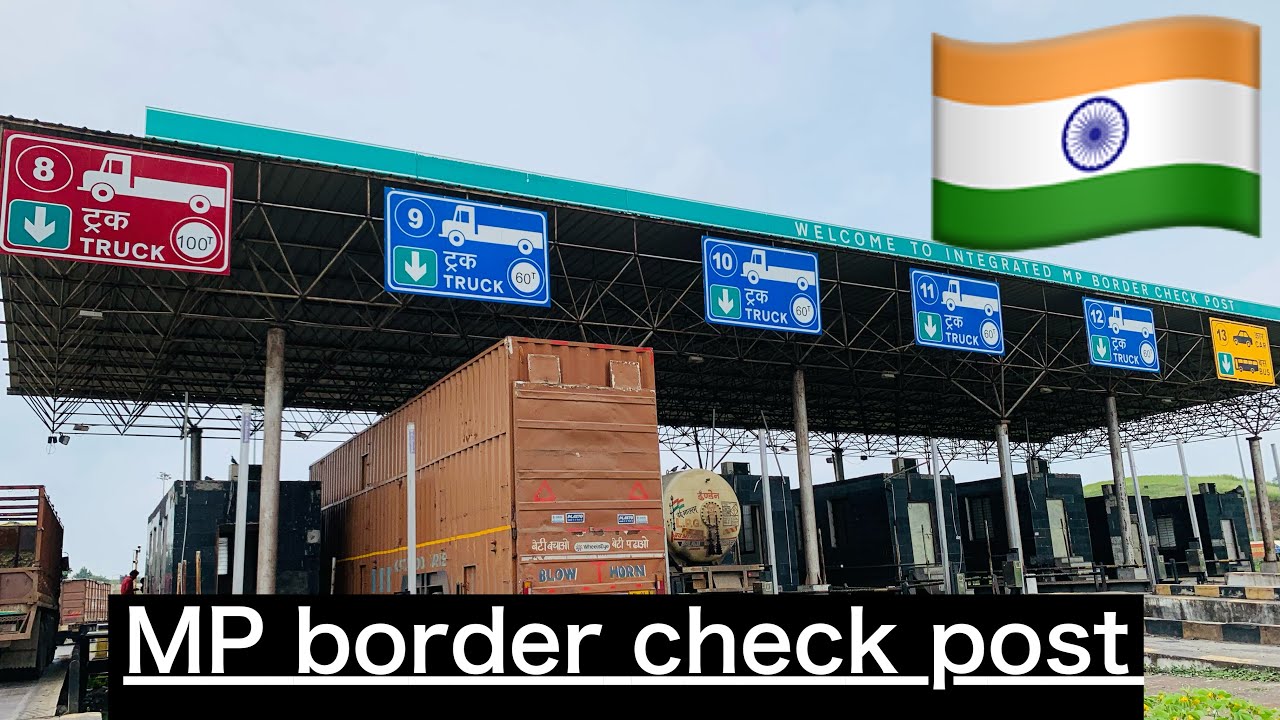 Mp 🇮🇳 ️border check post | Gujarat Jane ka rasta| MP pitol border ...