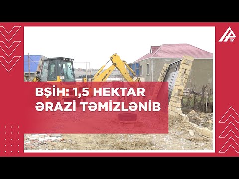 Bakı Avtovağzalı yaxınlığındakı qanunsuz tikililər söküldü