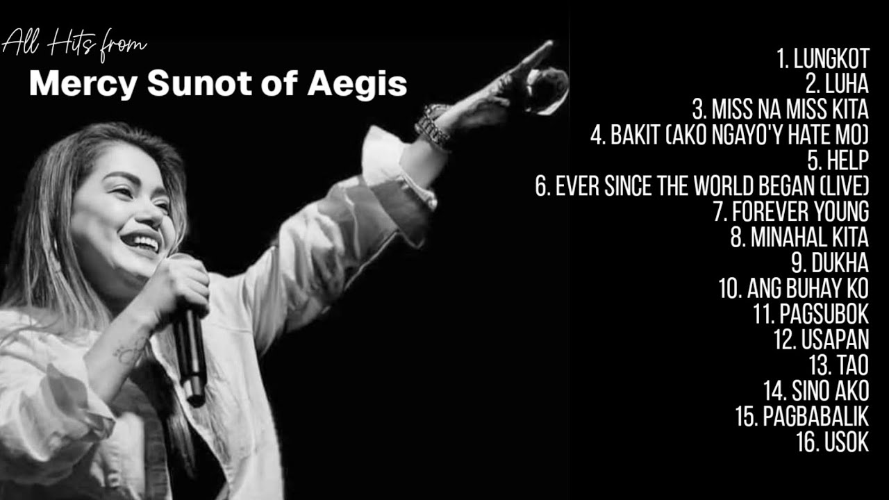Mercy Sunot from AEGIS | Collection | Non-Stop Playlist - YouTube