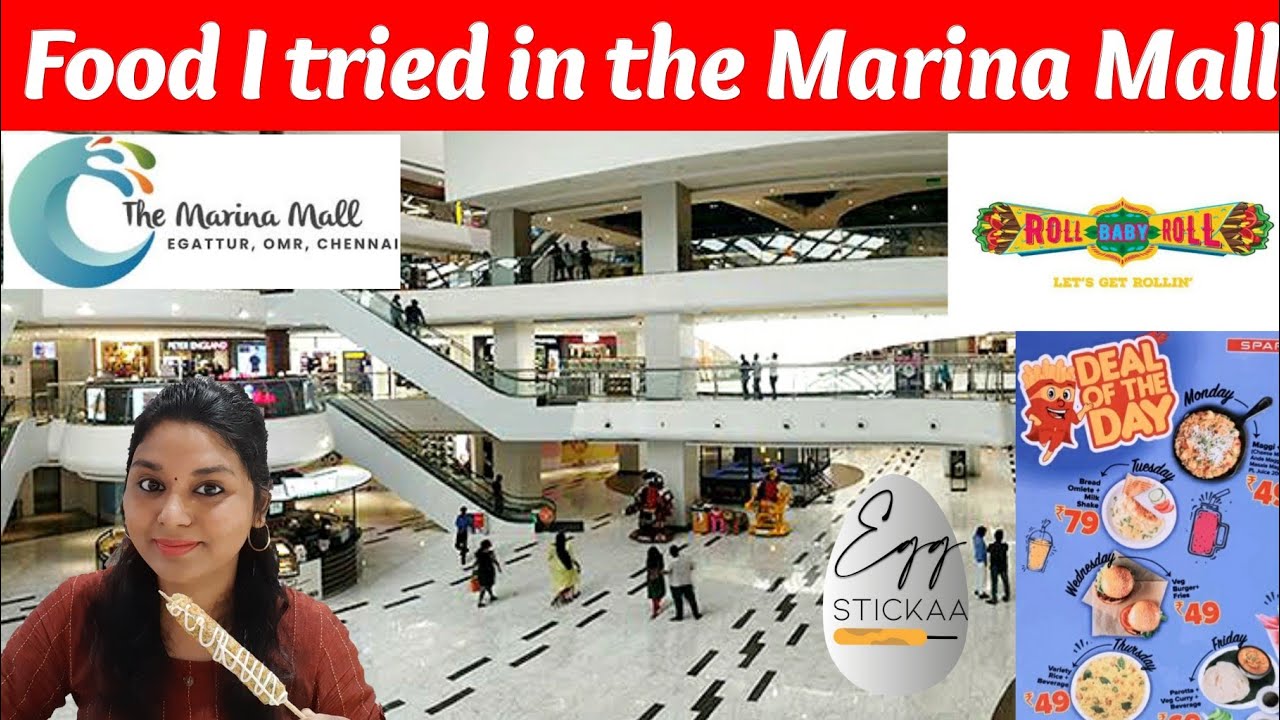 OMR Marina Mall Food Vlog | Food Review Tamil | Spar kitchen | Roll ...