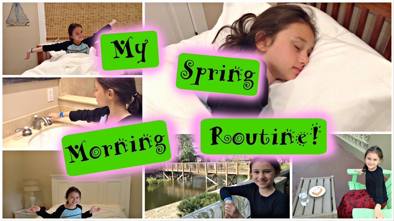 My Spring Morning Routine! - YouTube
