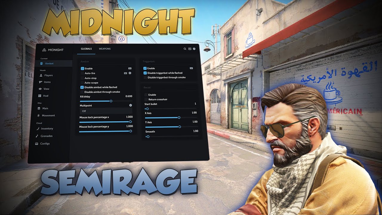 CS2 MM Semi Rage Cheating ft. Midnight | Free Config - YouTube