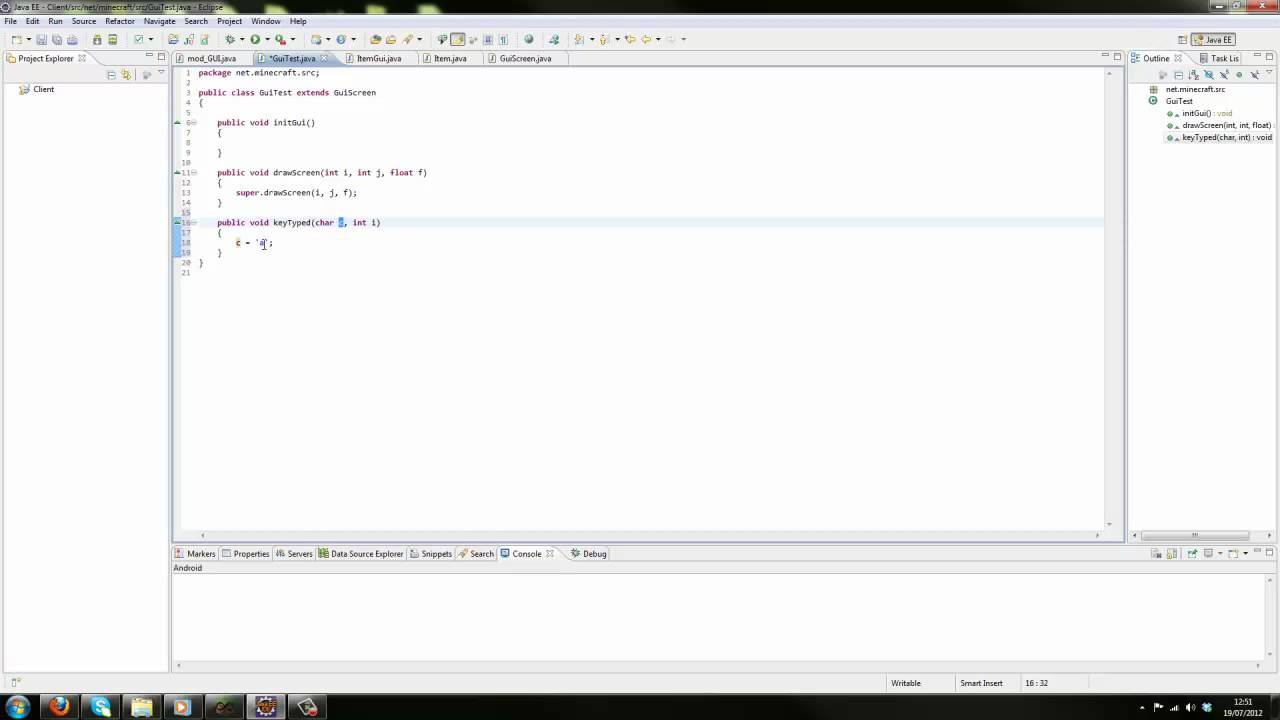 Minecraft Modding Tutorials Gui Series Ep2 Looking At The Various Methods Youtube 1563