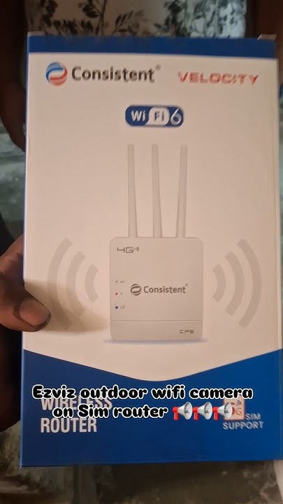 Ezviz outdoor wifi camera on Sim router 📢📢📢#technology # #tranding - YouTube