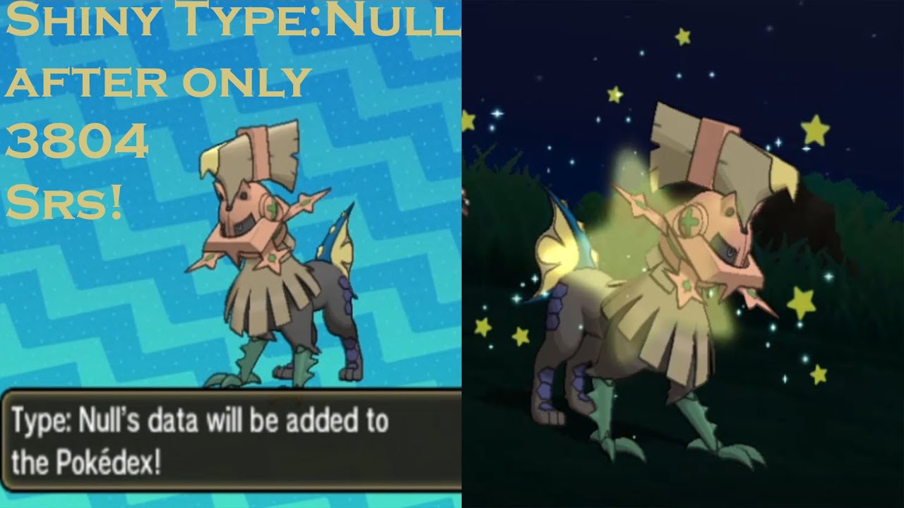 [Live] Shiny Type:Null after 3804 SRs in Pokemon Ultra Moon - YouTube
