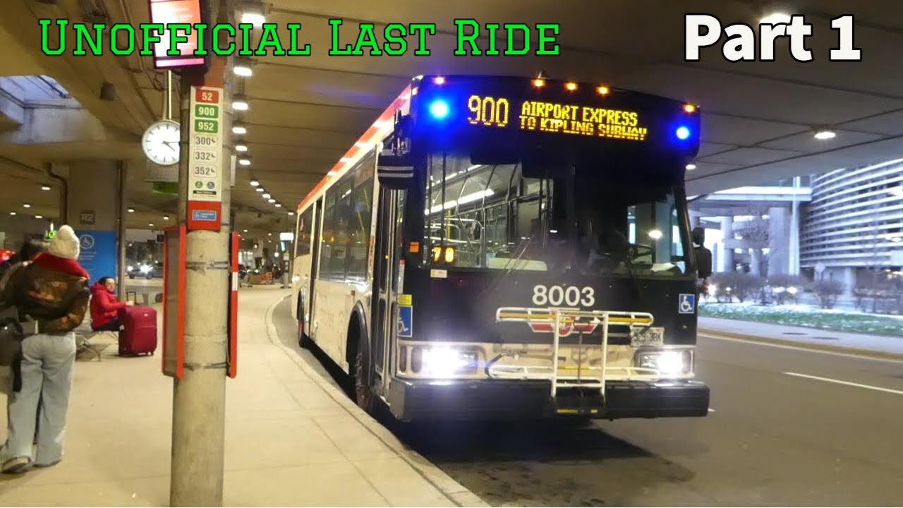 Unofficial Last Ride on Toronto TTC Orion VII Airport Express Livery ...