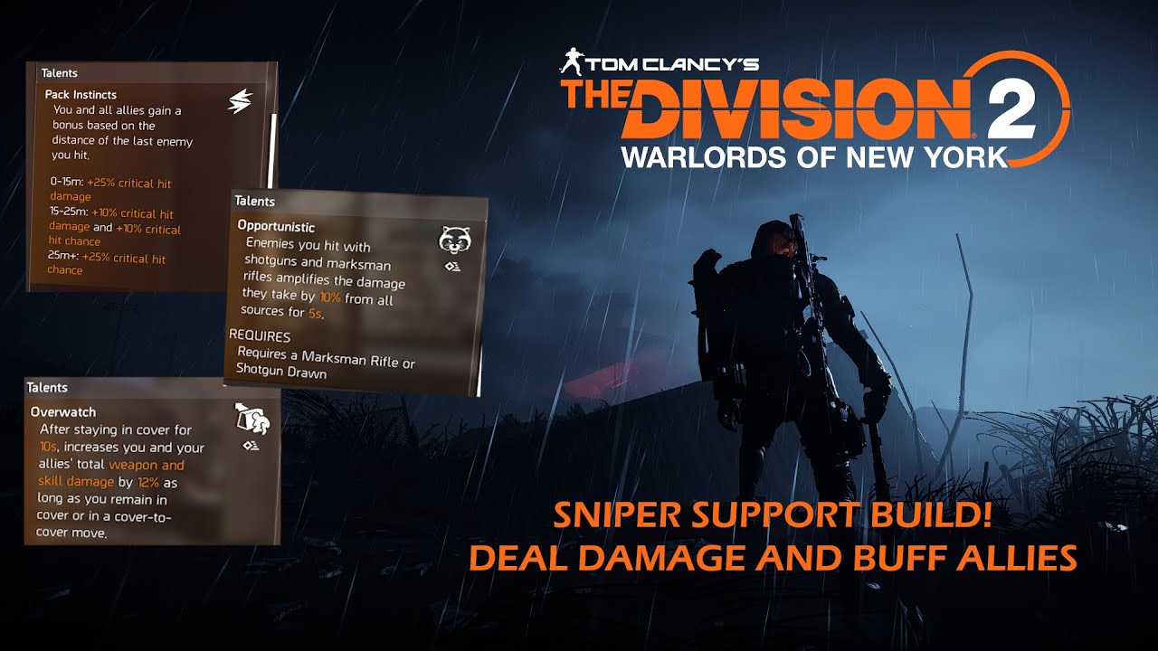 DEAL DAMAGE AND BUFF ALLIES! SNIPER SUPPORT BUILD! - YouTube