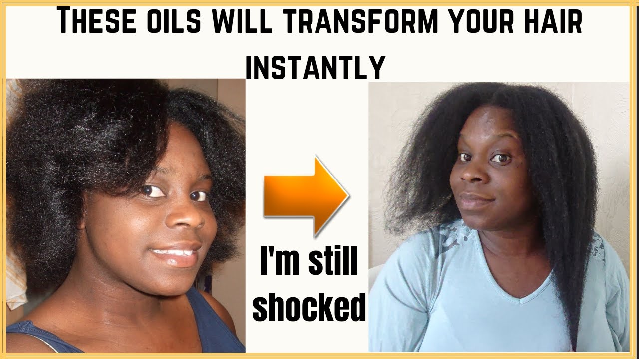 USE THESE OILS TO GROW YOUR NATURAL HAIR LONG HEALTHY AND STRONG ...