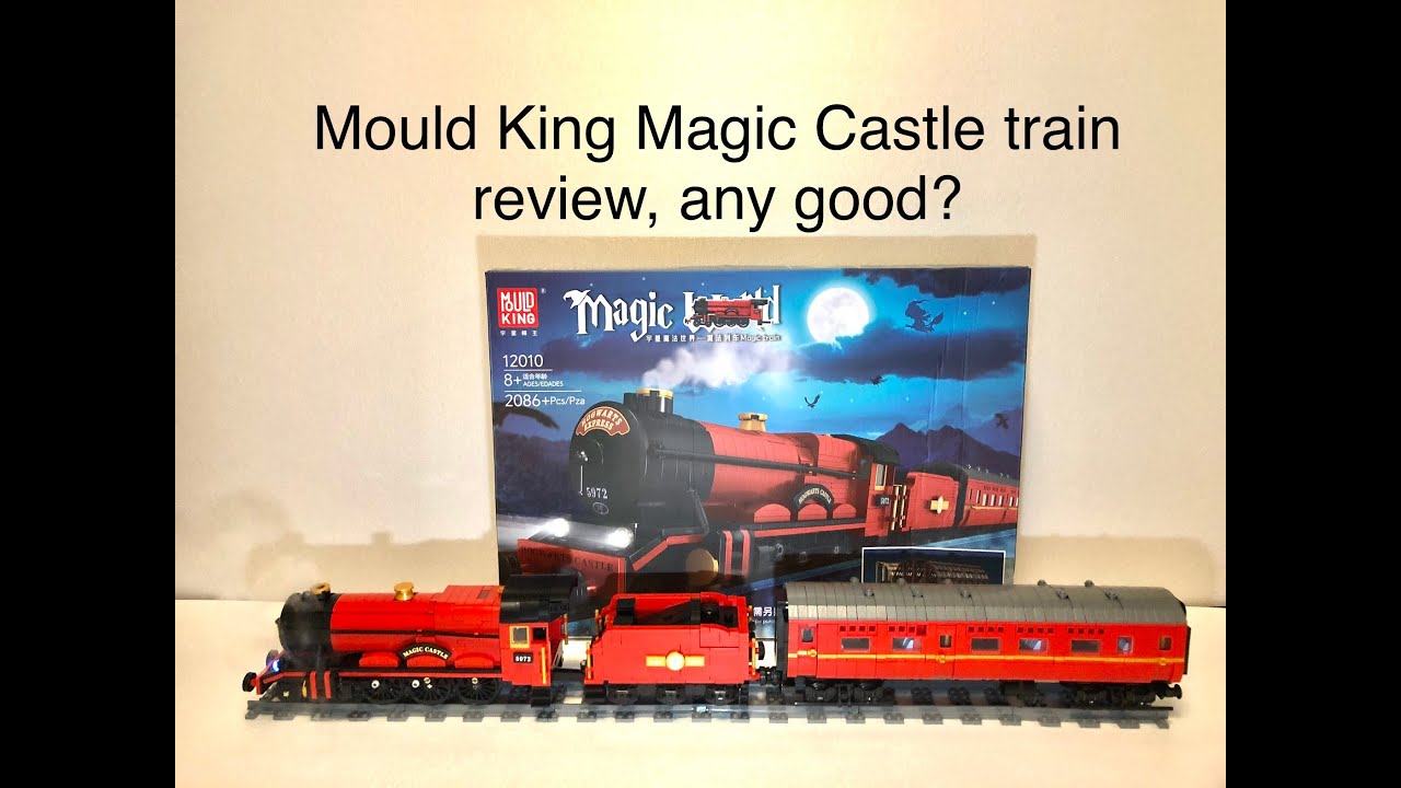 Mould King Magic Castle/Hogwarts Express train review. - YouTube