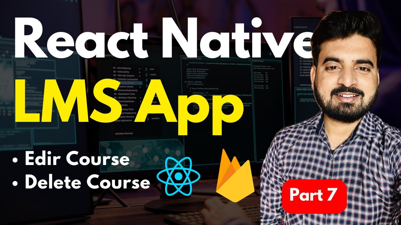 Course Edit And Delete React Native Lms App Engineer Codewala Youtube