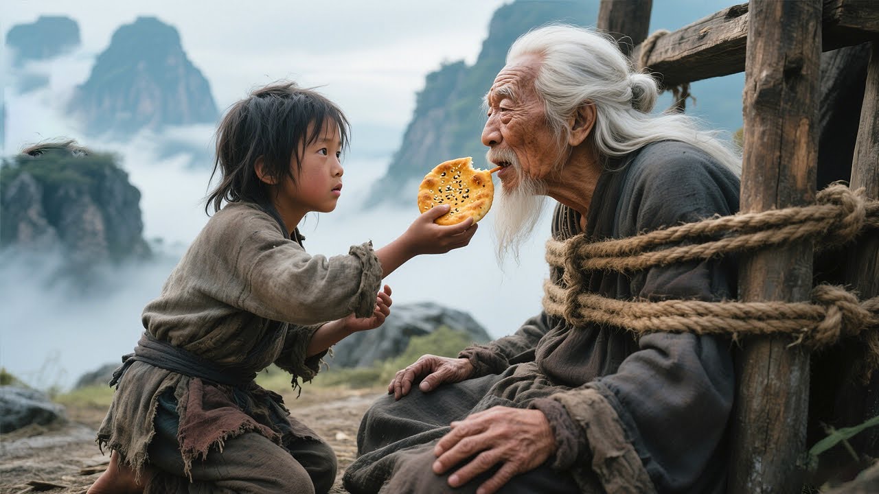 Kung fu movie! A beggar saves an old man, who is a master and teaches ...