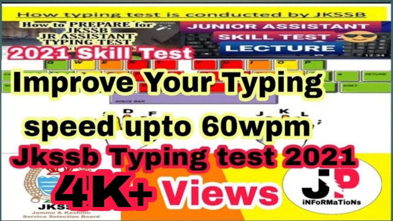 How JKSSB conduct Typing Test | JKSSB Junior Assistant Typing Test ...