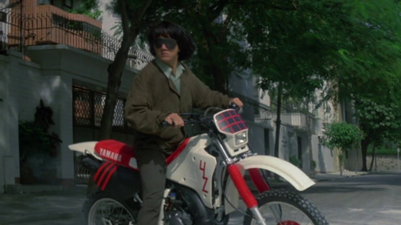 Jackie Chan in Yamaha Dt 200R / Armour of God: Operation Condor (1991 ...