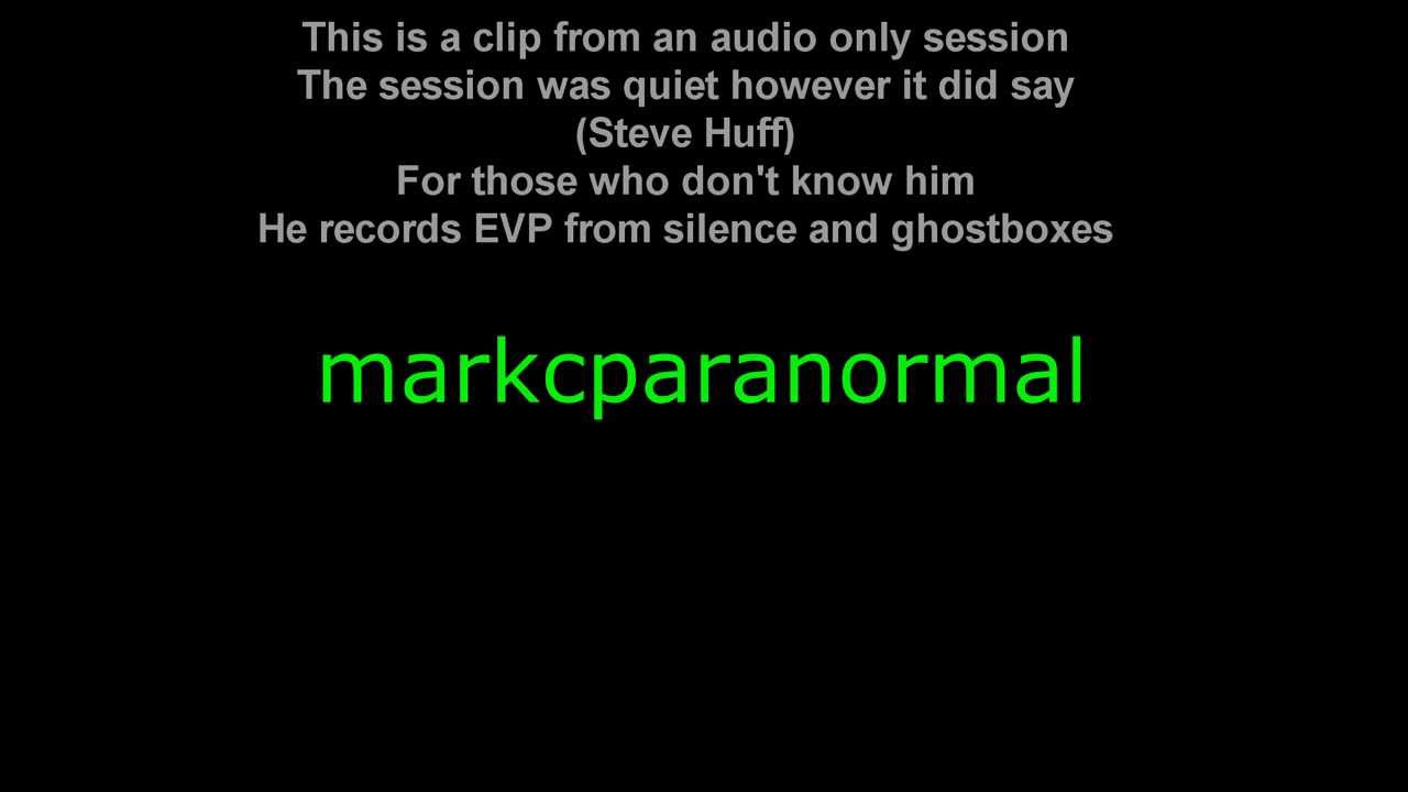 Amazing Ghost Box Spirit Box Evidence Calling Steve Huff - YouTube