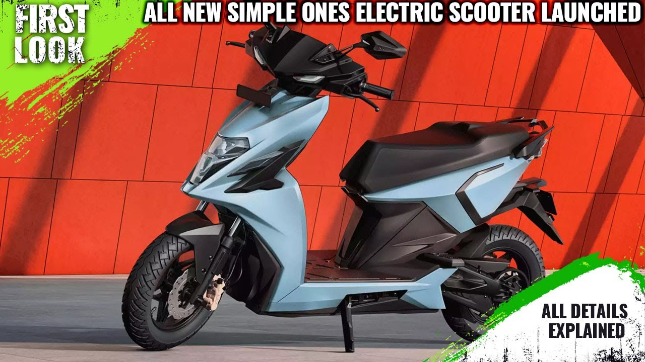 Simple One S Electric Scooter Launched - Price From 1.40 Lakh ...