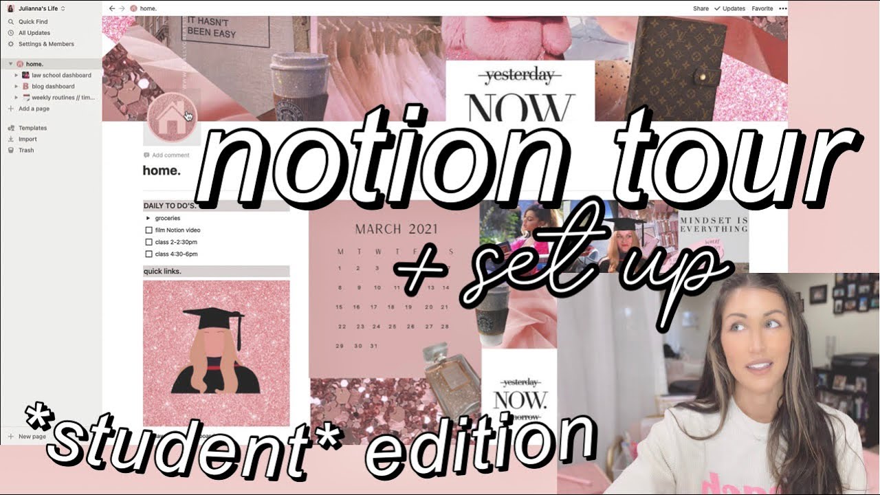 HOW TO SET UP NOTION (with *FREE* template!) - YouTube