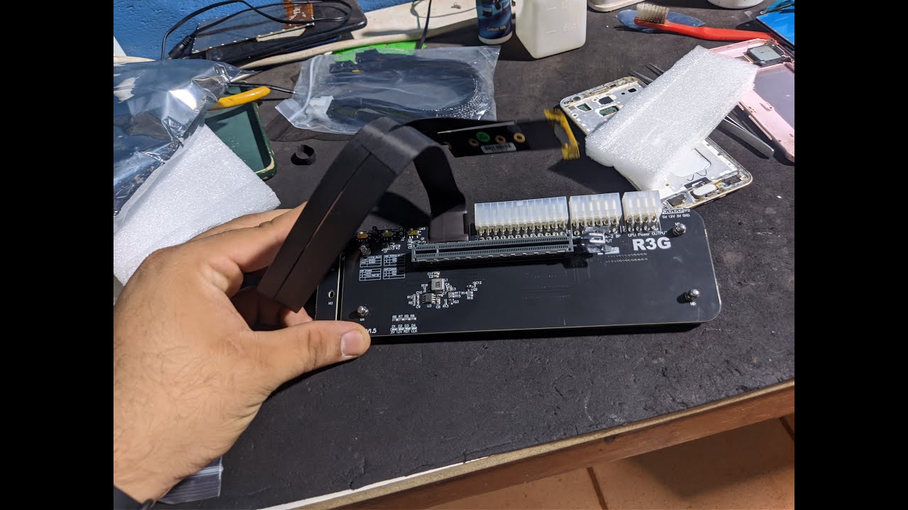 Unboxing eGPU ADT-LINK R43SG Placa de video externa para notebook e ...