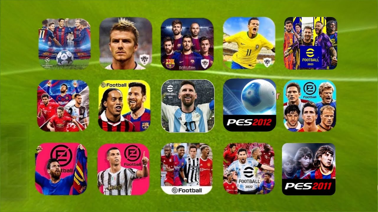 EVOLUTION OF PES MOBILE (2010-2022) | eFootball 2022 Mobile - YouTube