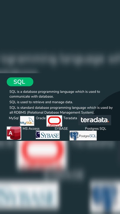 SQL ,Dbms and Rdbms. #sql #rdbms #education #query #tutorial #database ...