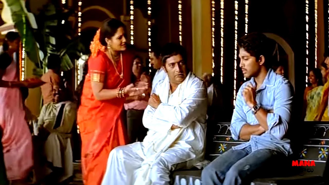 Prakash Raj And Allu Arjun Telugu Climax Scene | Telugu Scenes | Mana ...