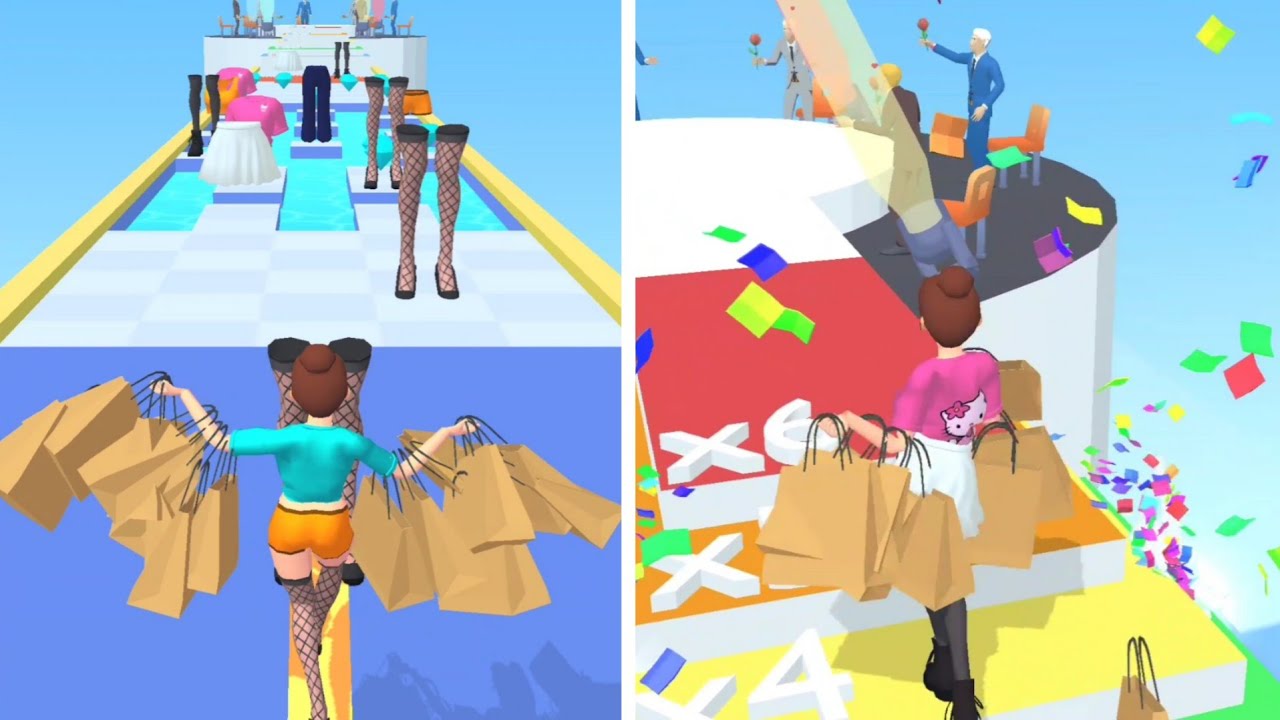 Shopaholic Go - 3D Shopping Lover Rush Run Games - Level 16-18 Gameplay ...