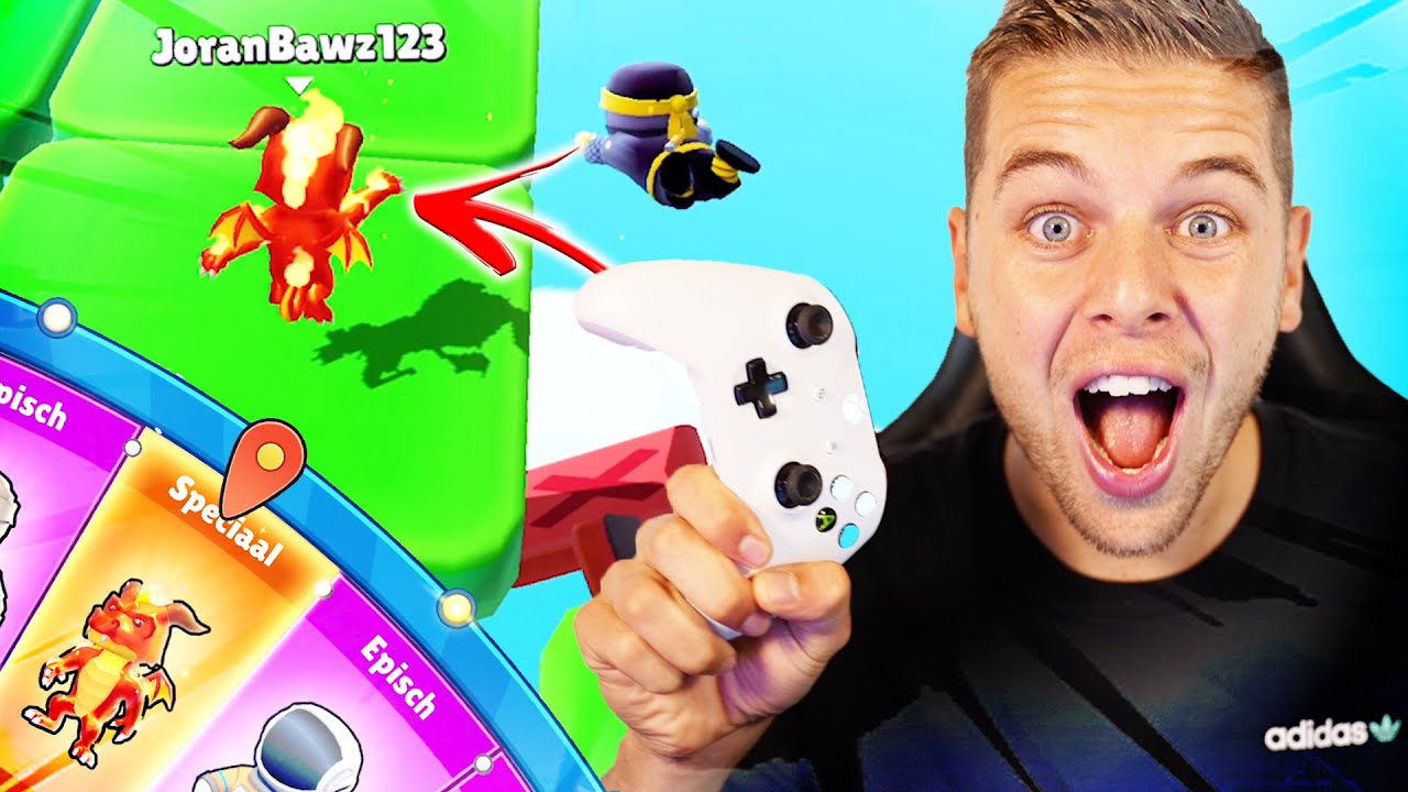 STUMBLE GUYS MET CONTROLLER SPELEN! 😱 - YouTube