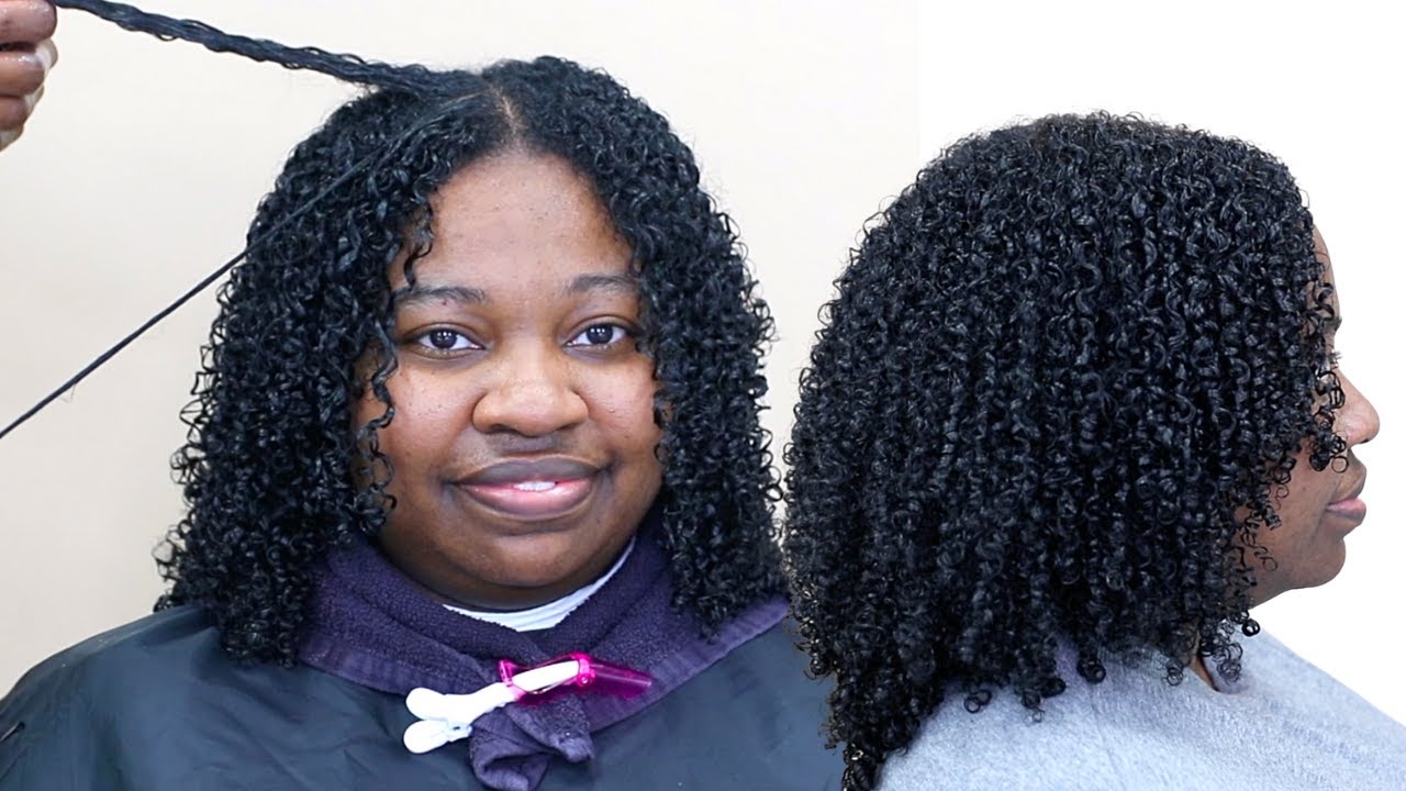 DEFINED Wash n' Go Using the SHINGLE Method! 😍 → Medium Density ...