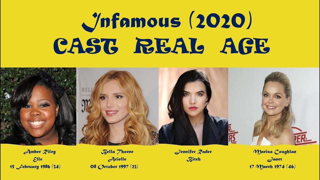 Infamous 2020 Cast Age - YouTube