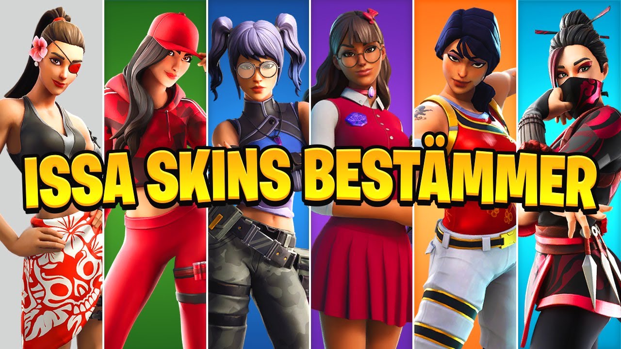 ISSA SKINS BESTÄMMER MINA VAPEN I FORTNITE - YouTube