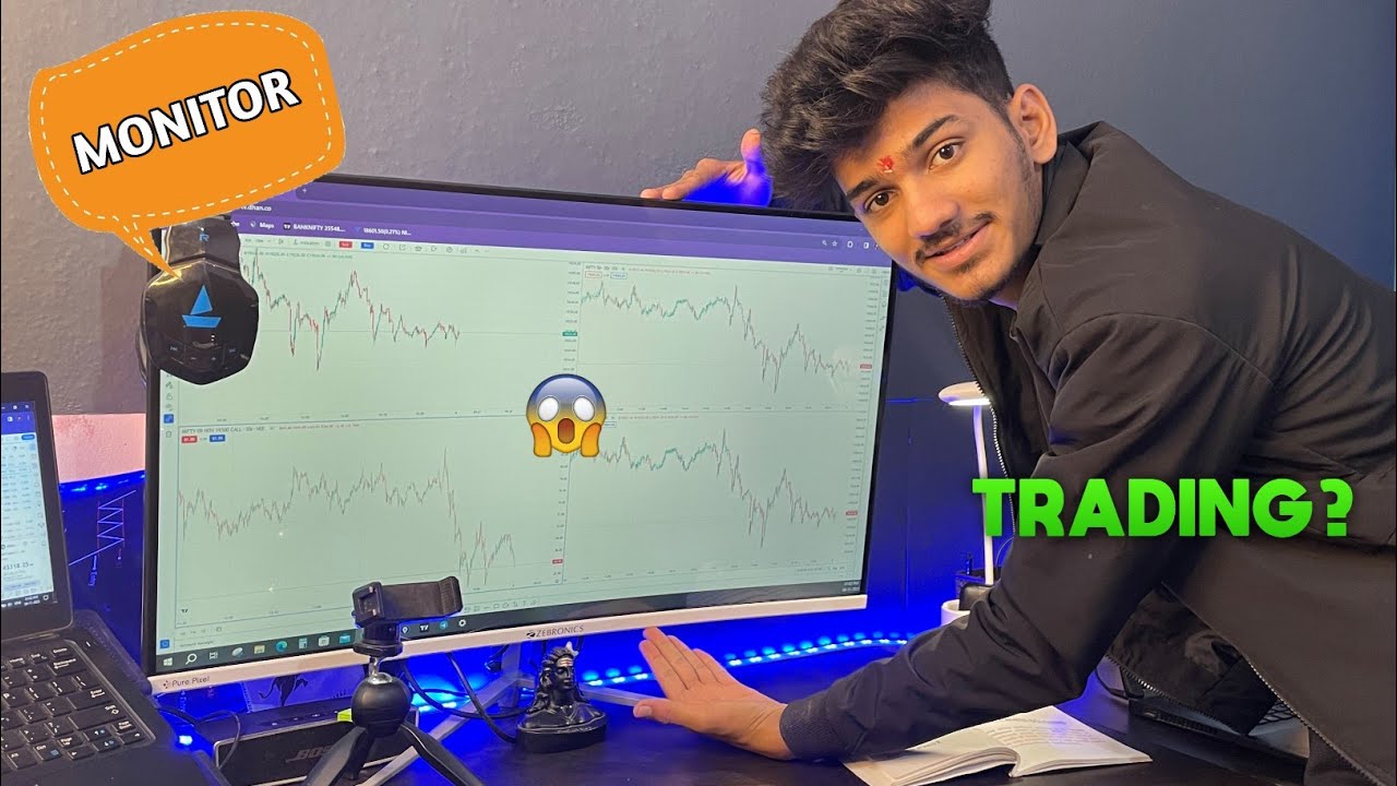 Only 11,000/ Rs | Curved display monitor setup for Stock market trading ...