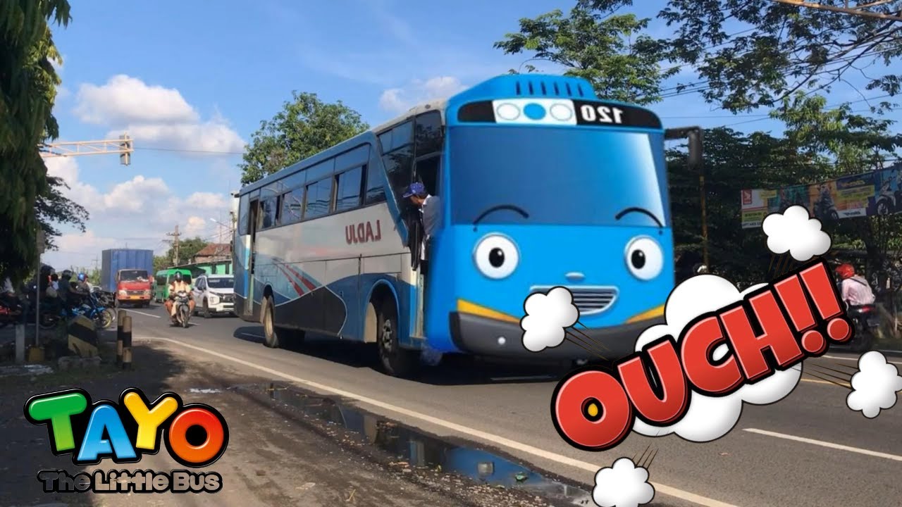 HEY TAYO! Bus, Truk Oleng, Truk Kontainer, Mobil di Jalan Berubah Jadi ...