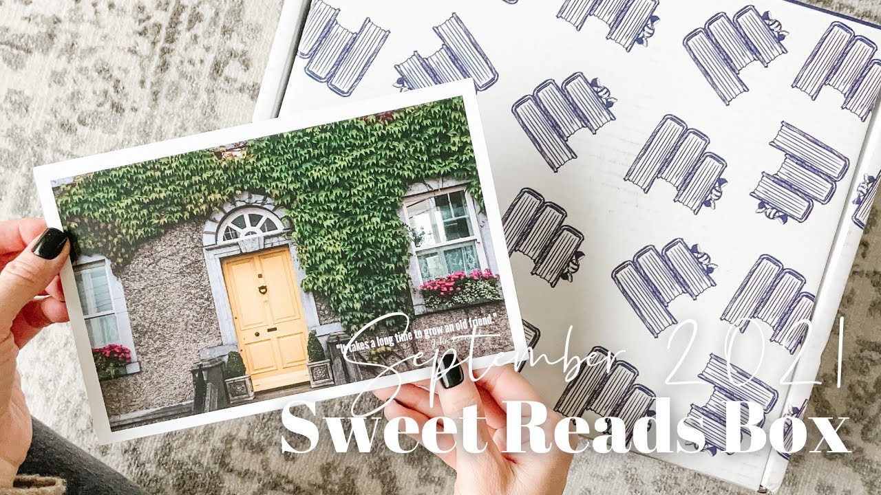Sweet Reads Box Unboxing September 2021: Book Subscription Box - YouTube
