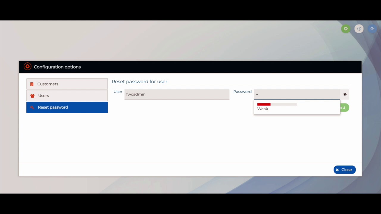 FWCloud-UI - Changepass - YouTube