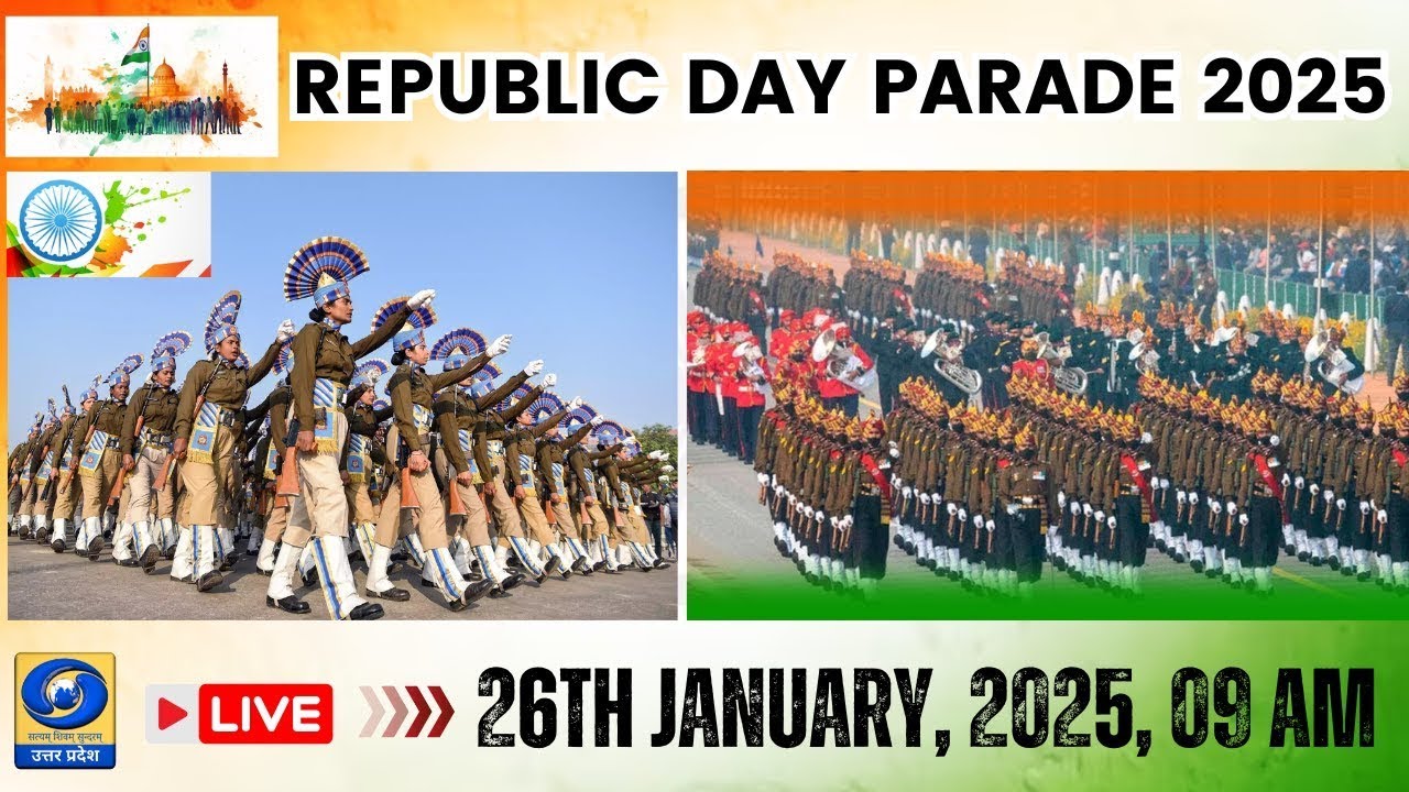 LIVE : गणतंत्र दिवस | India's Republic Day Parade 26th January, 2025 ...