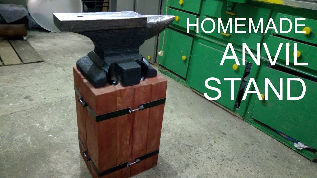 Homemade Anvil Stand/Podstawa pod kowadło - YouTube