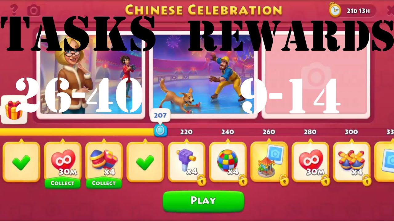 Township - Chinese Celebration | A New Merge Event | Tasks & Rewards ...