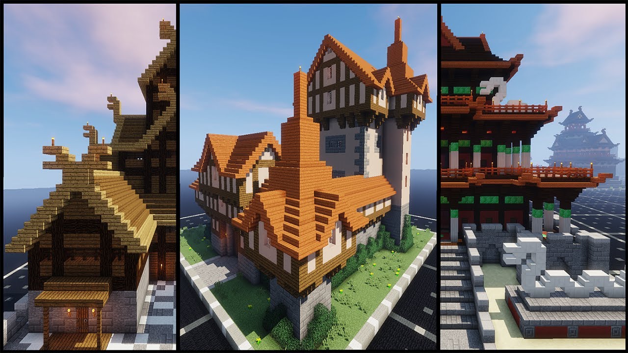 Die 16 SCHÖNSTEN Schlösser in Minecraft - YouTube