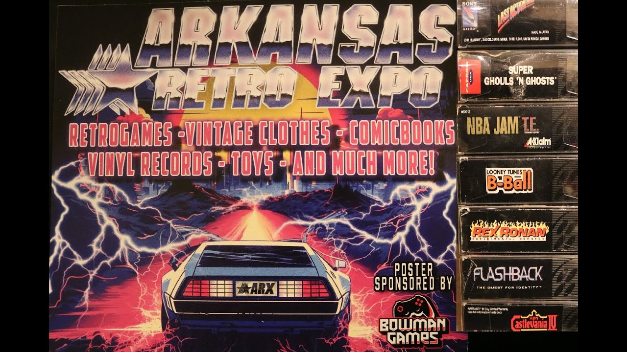 Arkansas Retro Game Chasing + Retro Expo! - YouTube