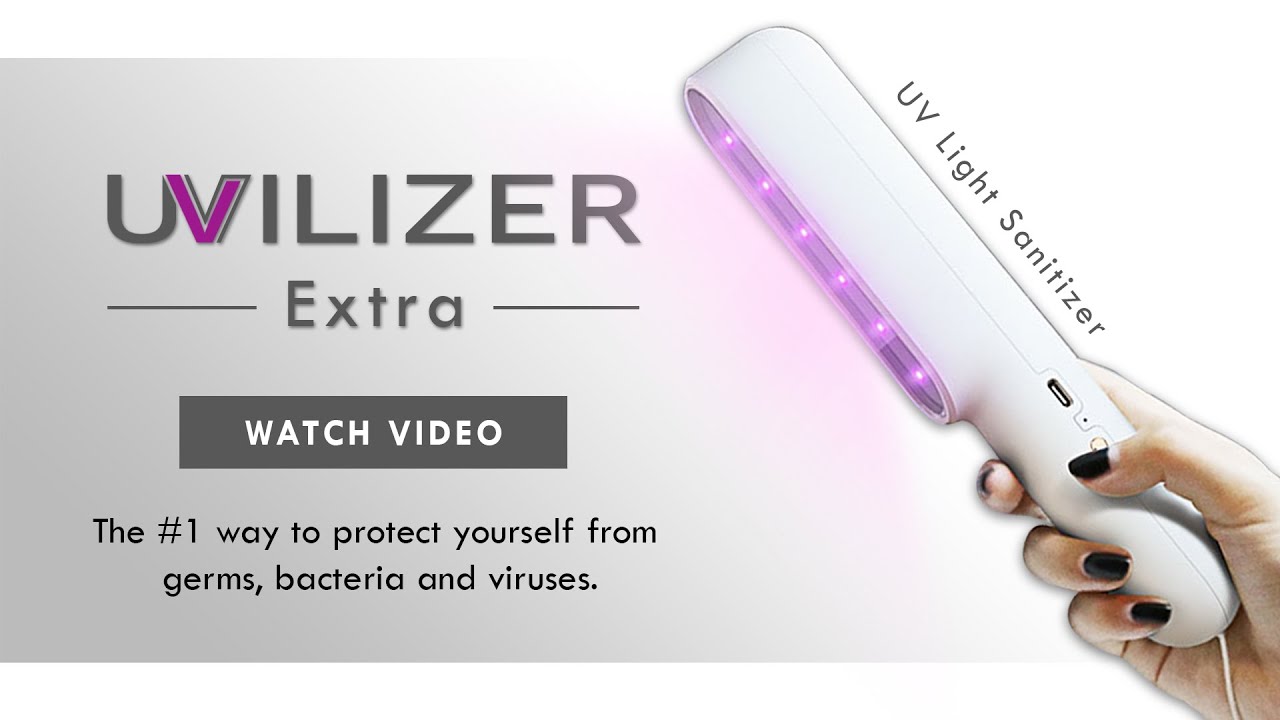 UVILIZER Extra | UV Light Sanitizer & Ultraviolet Disinfection LED Lamp ...